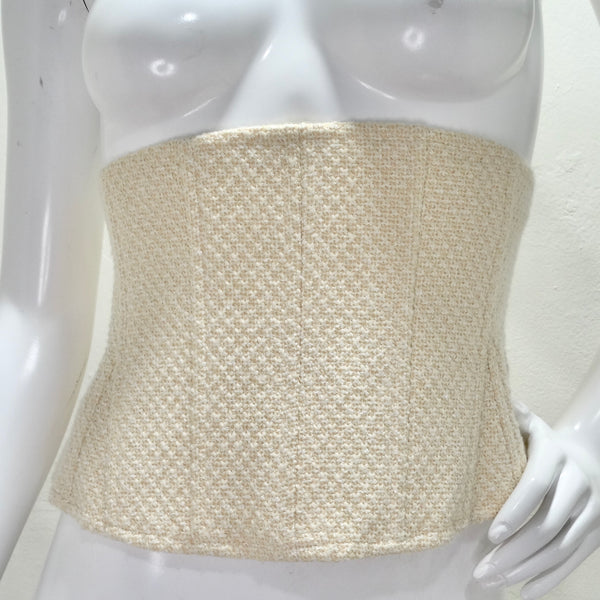 Chanel SS 1994 Tweed Corset Belt – Vintage by Misty