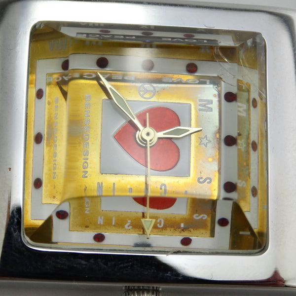 Moschino 1980s Metallic Gold Leather Watch – Vintage by Misty