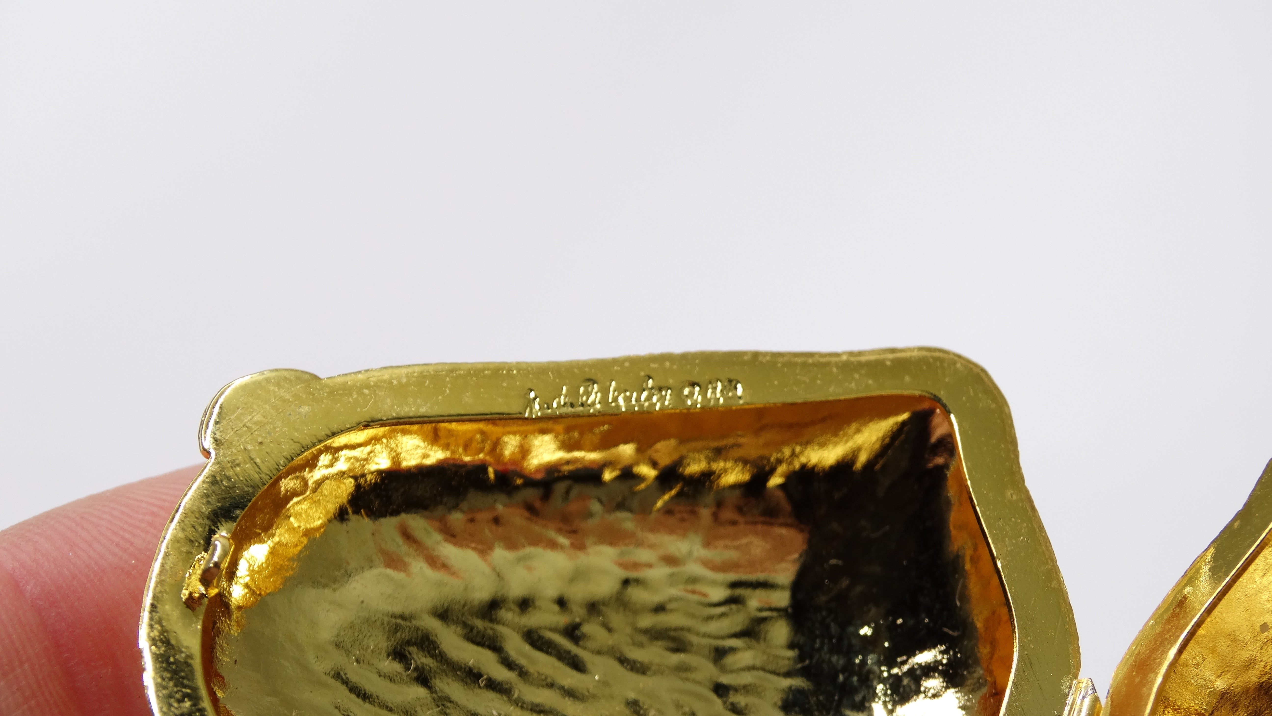 Judith Leiber Gold Tone Monkey Trinket Box – Vintage by Misty