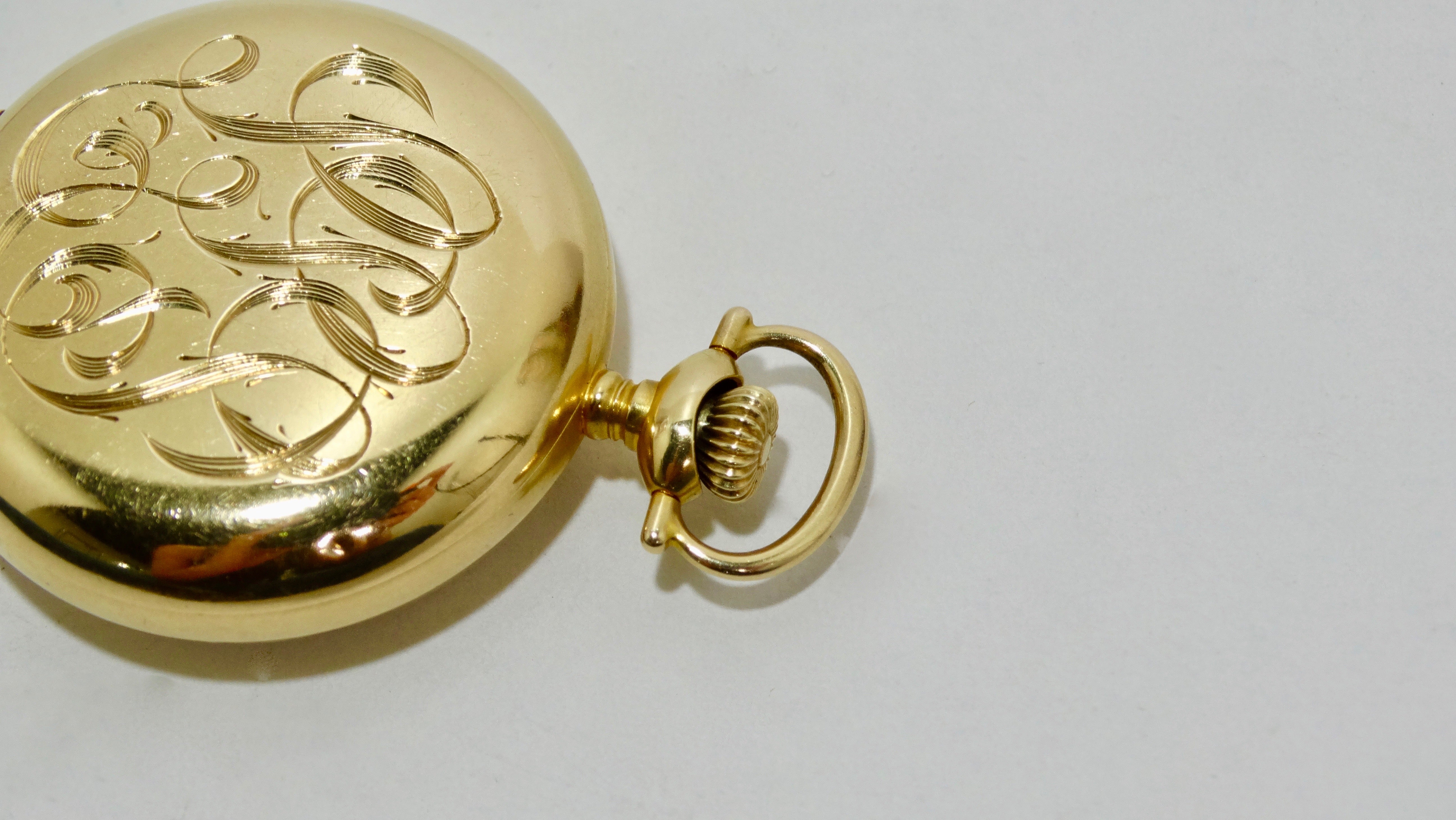 Elgin Gold & Ruby Pocket Watch – Vintage by Misty